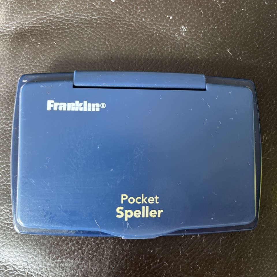 Franklin Collins Pocket Speller SPQ-108 Crossword Solver Phonetics ...