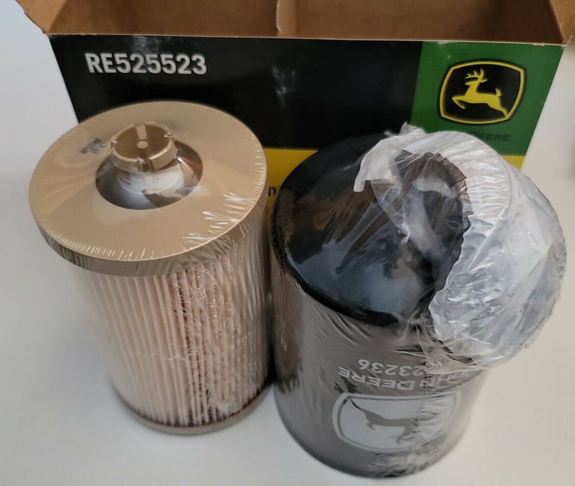 RE525523 John Deere Fuel Filter Set | eBay