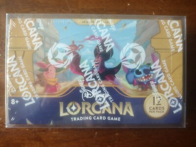1pc DISNEY LORCANA INTO THE INKLANDS BOOSTER Box Clear Plastic ...