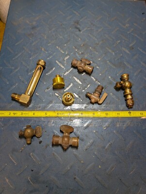 Vintage Brass Petcocks Steam Engines Hit N Miss Antique Motors Sight ...
