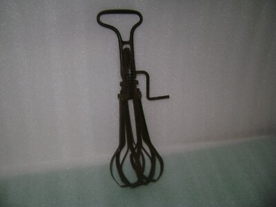 Antique Cast Iron Light Running "THE TAPLIN" EGG BEATER - Patent 1908 ...