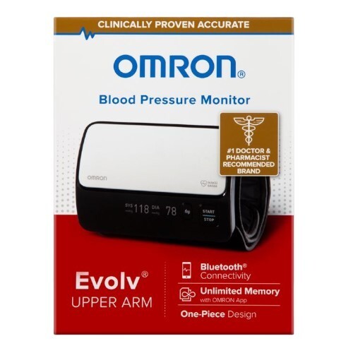 Omron Evolv BP7000 Upper Arm Bluetooth Wireless Blood Pressure Monitor ...