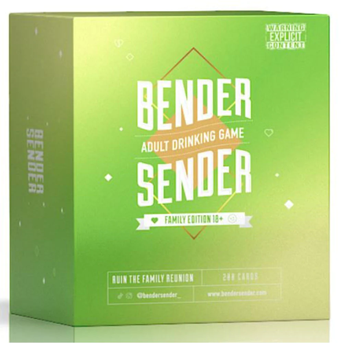 Bender Sender Adult Drinking Party Game Family Edition for Ages 18 and ...