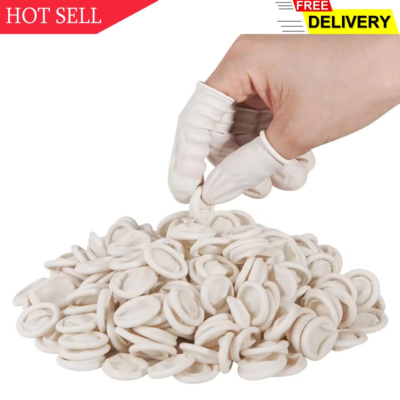 tifanso Finger Cots Finger Protectors, Medium Finger Gloves Disposable ...