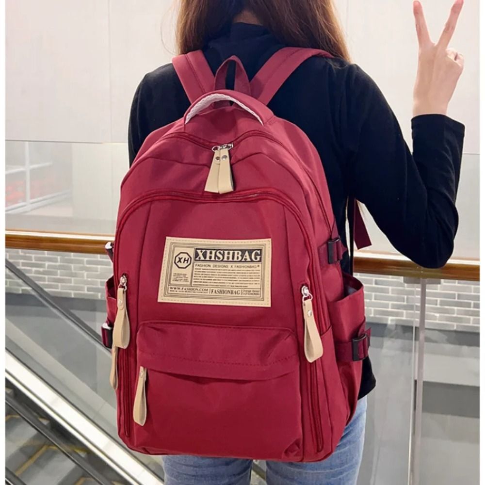 Waterproof School Backpack Nylon Computer Backpack Fashion Travel Bag ...