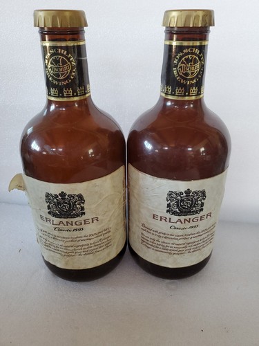 (2) Vintage Erlanger 1893 Schlitz Beer Bottle Display Make into Bank or ...