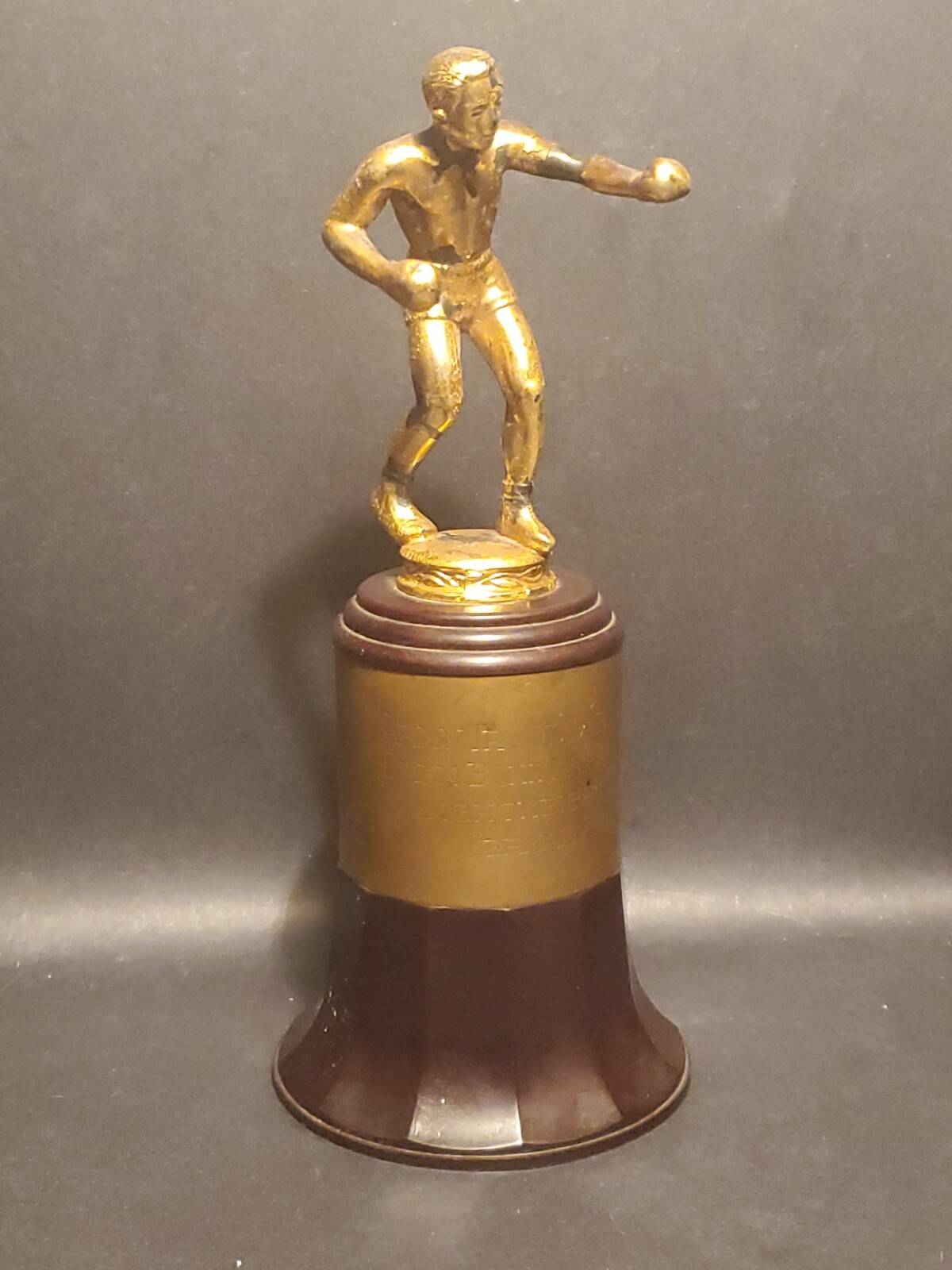 Post WW2 Boxing Trophy Army Troops Seventh Army PATTON one of a kind ...
