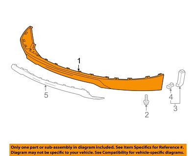 GM OEM 17-19 XT5 Front Bumper Grille Bumper Components-Lower Cover ...