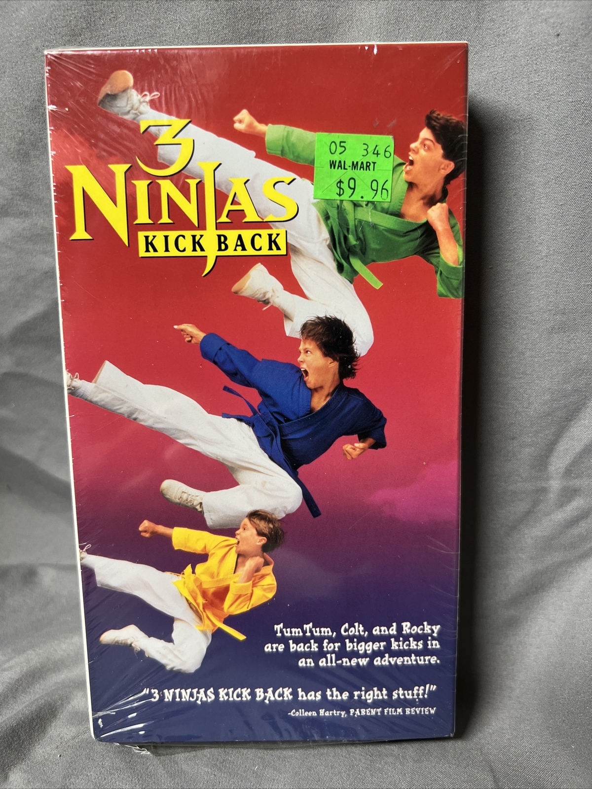 3 Ninjas Kick Back (VHS, 1994, Closed Captioned) for sale online | eBay