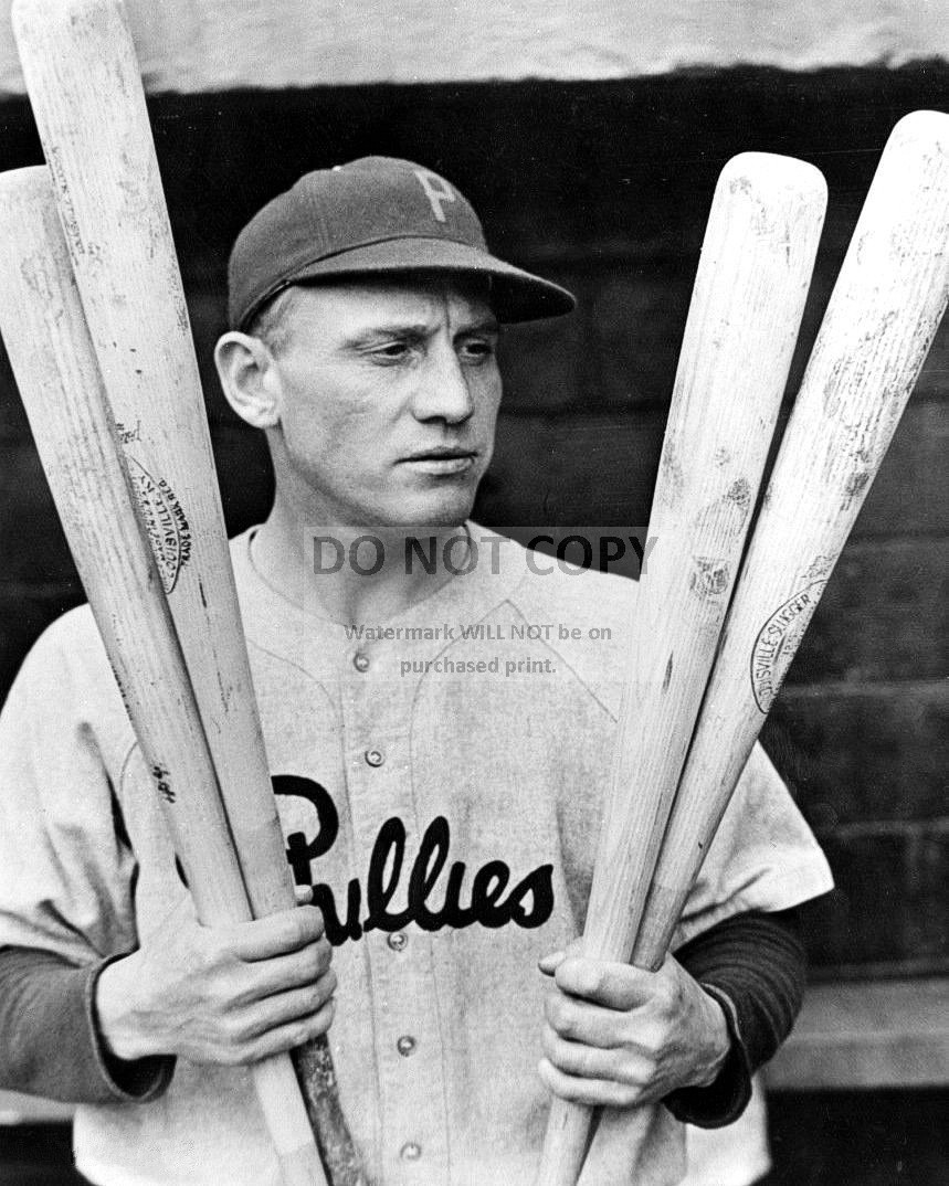 CHUCK KLEIN PHILADELPHIA PHILLIES RIGHT FIELDER HOF - 8X10 SPORTS PHOTO ...