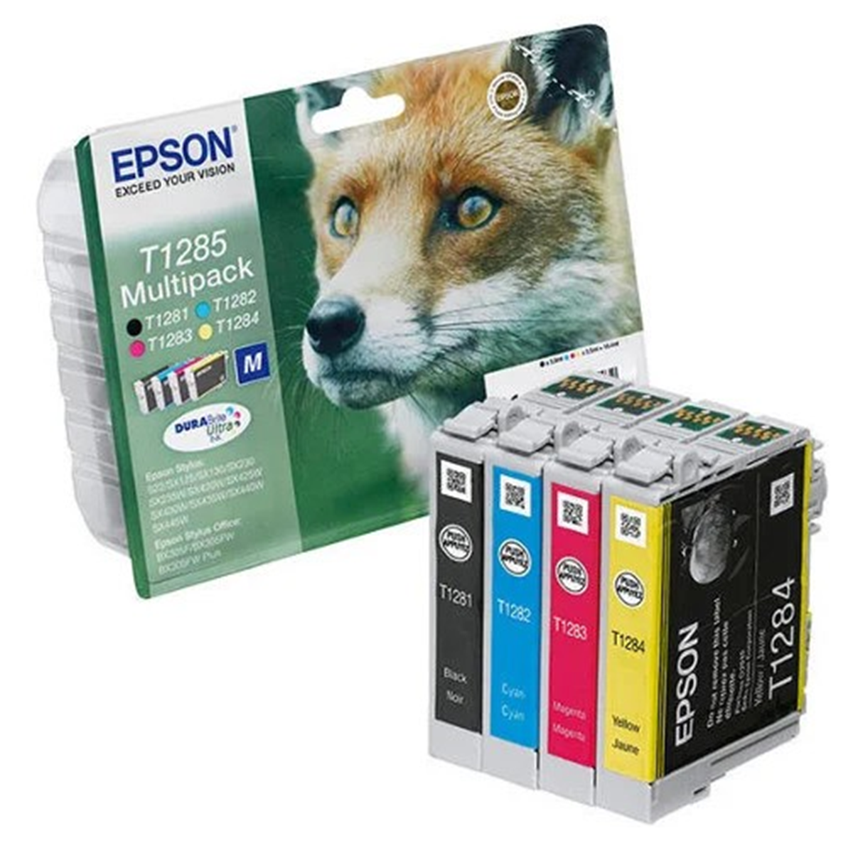 Genuine Original Epson T1285 Ink Cartridges T1281 T1282 T1283 T1284 | eBay