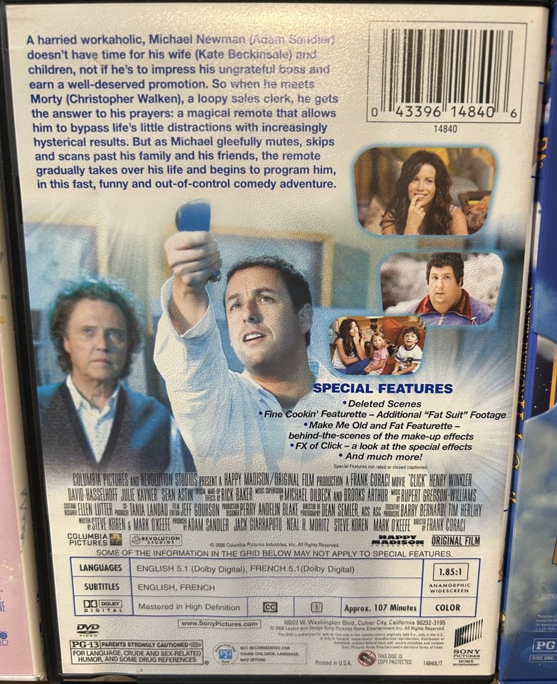 COMEDY/DRAMA MOVIE LOT (7) EDDIE MURPHY ADAM SANDLER MONTY PYTHON BEN ...