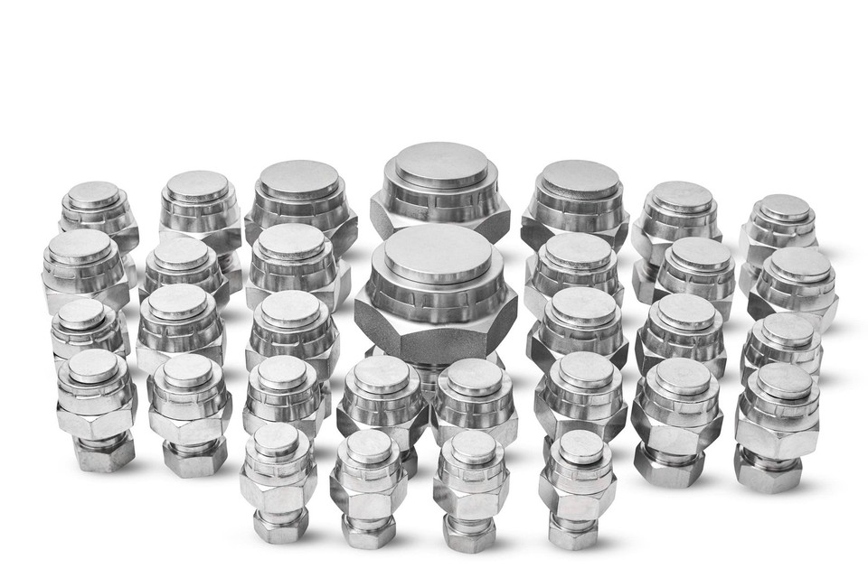 64 Pcs. DIN Heavy Duty Cap & Plug Assortment Hydraulic Adapter Fitting ...