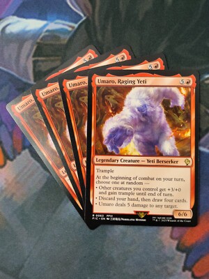 Umaro, Raging Yeti x 4 | *% Off 2+ | Final Fantasy | NM | MTG | eBay