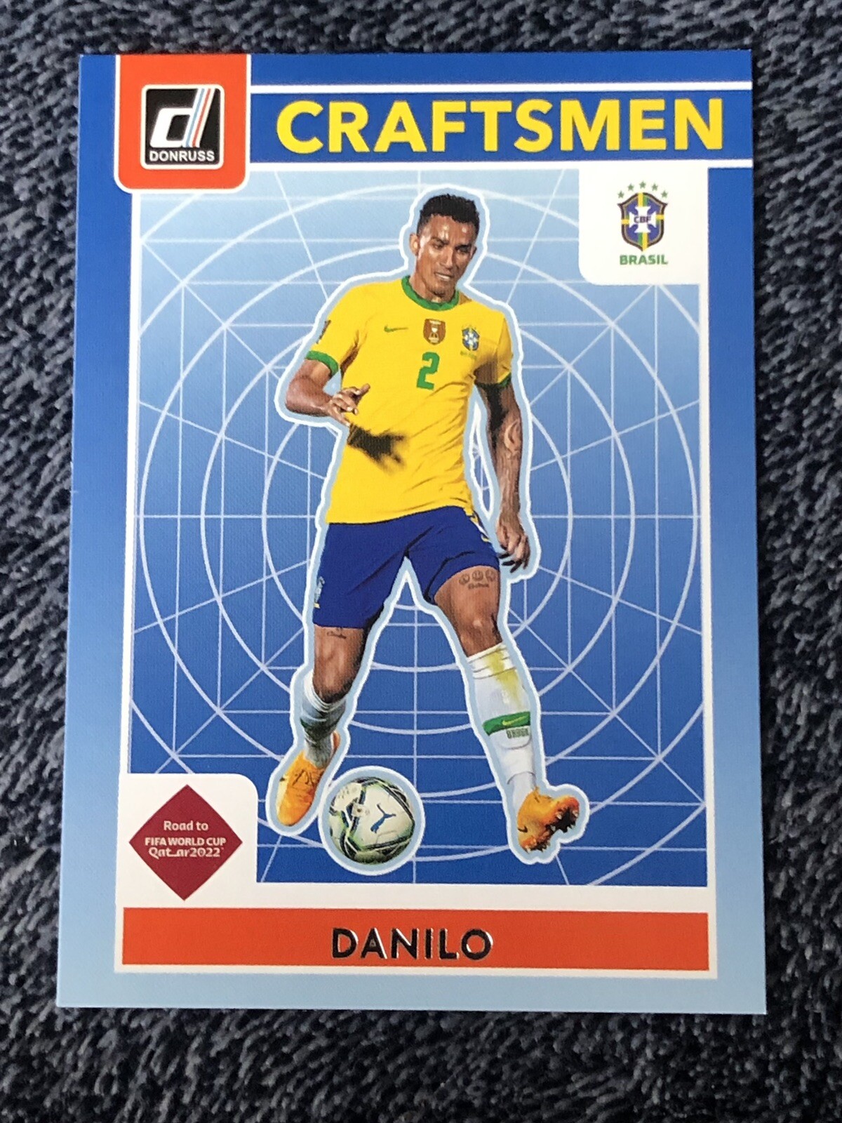 Danilo 2021-22 Donruss Soccer Road to Qutar Craftsman Brasil #1 | eBay