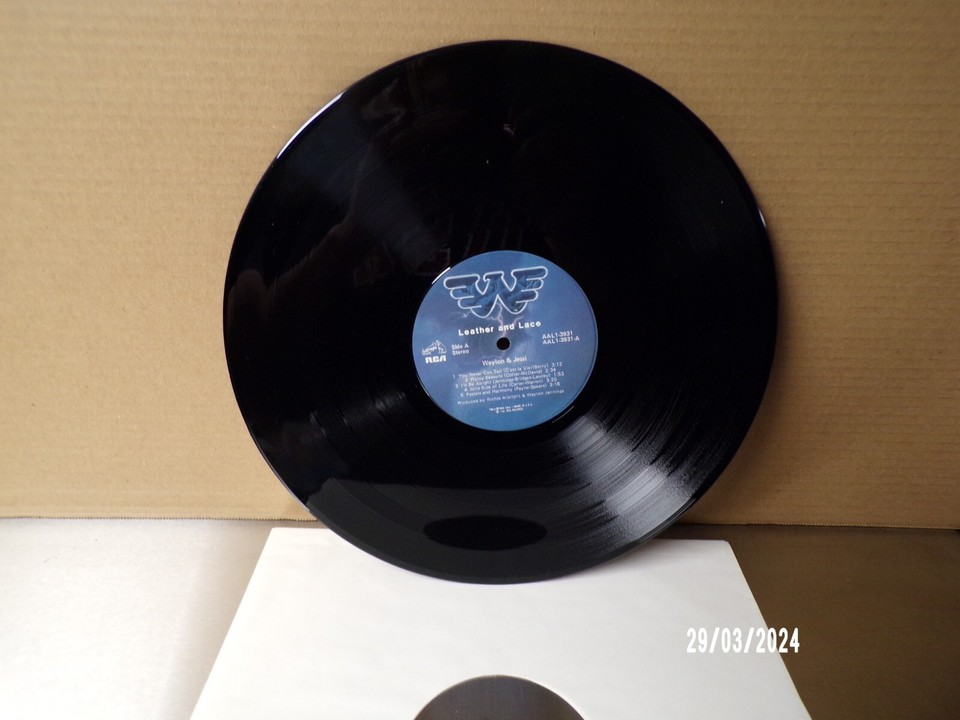 Waylon Jennings & Jessi Colter -- "Leather And Lace" MINT RECORD | eBay