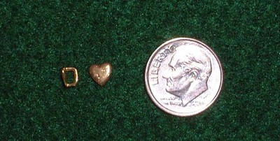 SULSER SADDLERY Traditional 1:9 Scale HEART BRIDLE CONCHOS in Brass | eBay