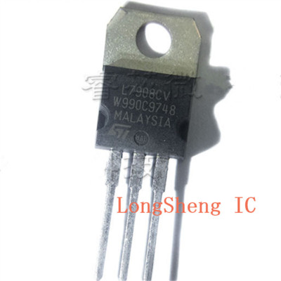 50 PCS L7908CV TO-220 LM7908 7908 -8V 1.5A 3-TERMINAL NEGATIVE VOLTAGE ...