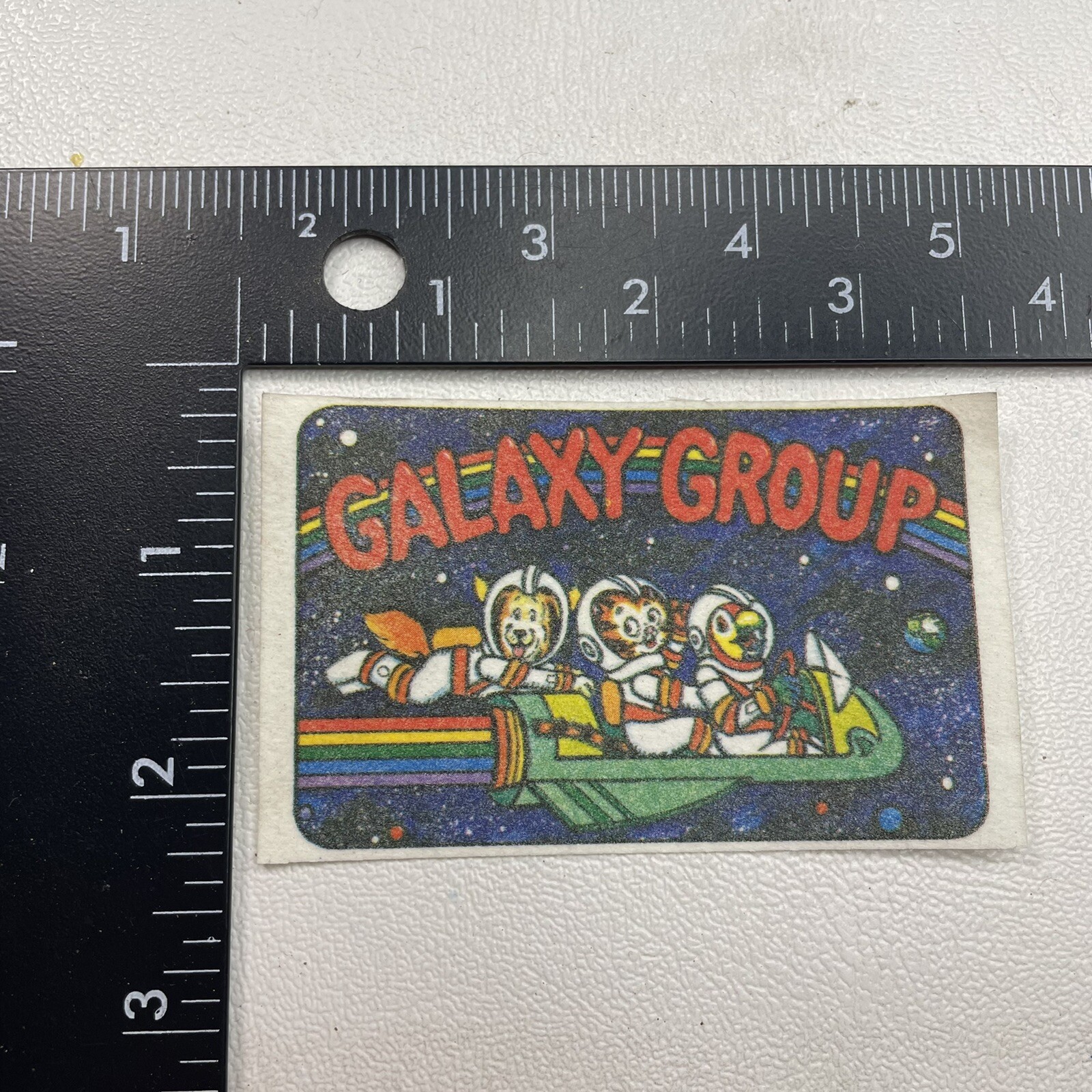 1984 PAPER THIN Galaxy Group Xerox Weekly Reader Space Travel Patch Rainbow00XT | eBay
