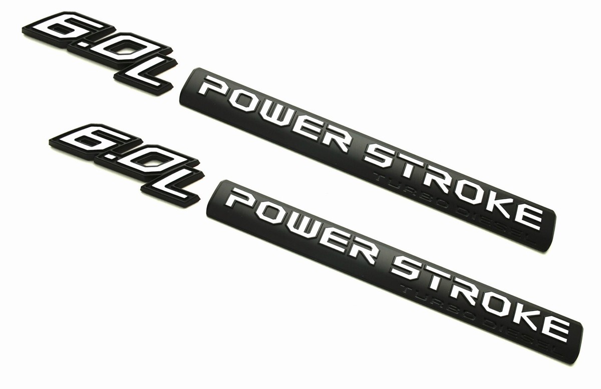 Logo Ford Powerstroke Noir Et Blanc