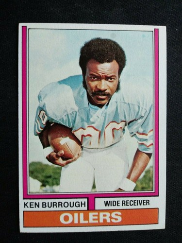 1974 Topps Football Card # 304 Ken Burrough - Houston Oilers | eBay