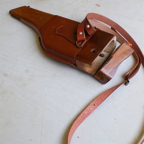 Ww2 Broomhandle German Mauser C96 Wood Shoulder Holster Butt Us Stock ...