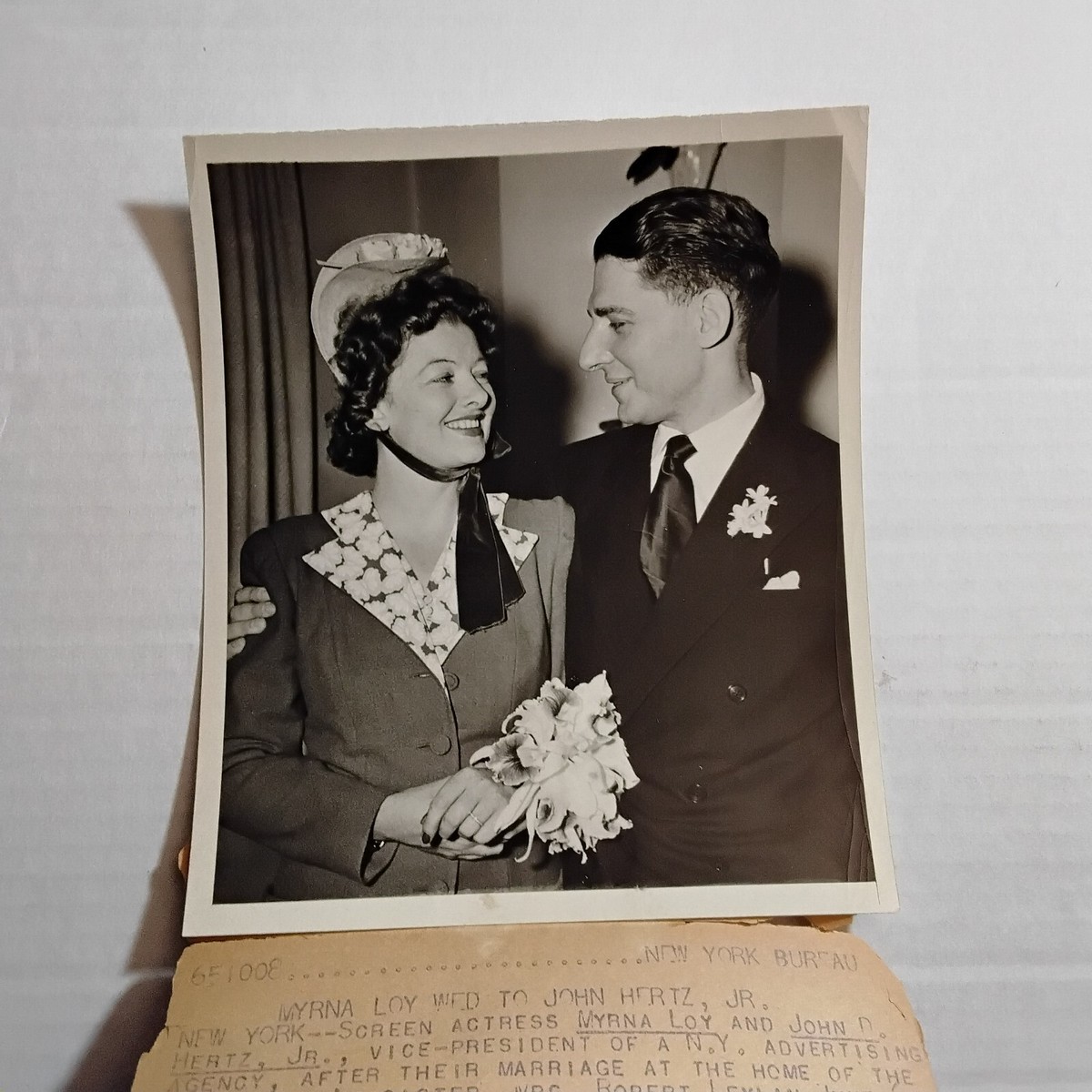 Myrna Loy Wedding