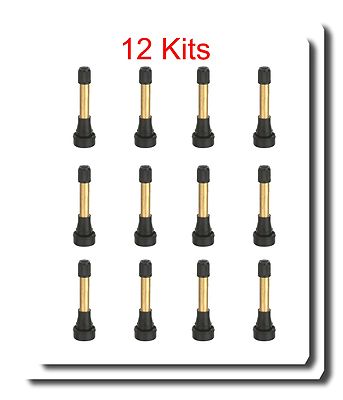 12 Kits TR-602 HP High Pressure Tire Wheel Valve Stems Dia. Inch 0.453 ...