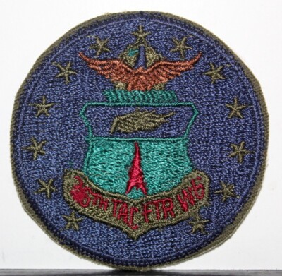 USAF Air Force 36th Tactical Fighter Wing Subdued Crest Insignia Badge ...