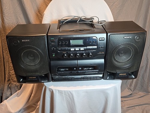 Sony Vintage CFD-565 CD Radio Casette-Corder Boom Box (1996) | eBay
