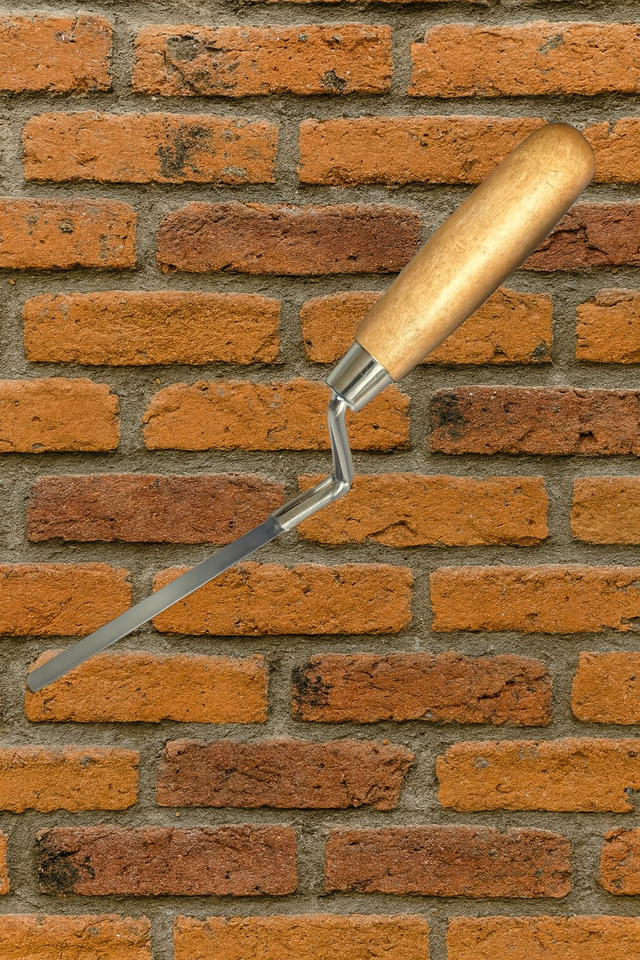 5 x Stainless Finger Pointing Trowel Set - 6, 8, 10, 12, 14 mm Flat ...