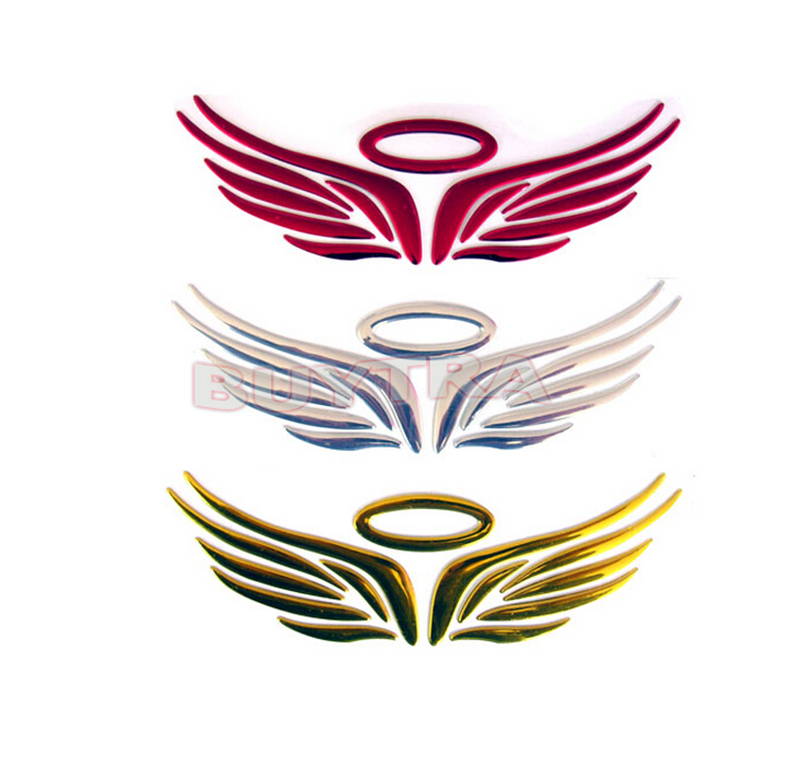 3D Angel Fairy Wings Car Auto Truck Logo Emblem Badge Decal Sticker 3 ...