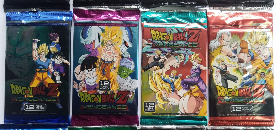 Dragon Ball Z Panini Trading Card Game Pack Lot of 12 One of Each ...