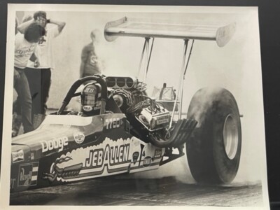 VRHTF NHRA SUPER COOL "JEB ALLEN PRAYING MANTIS" 8" X 10" PHOTO EX ...
