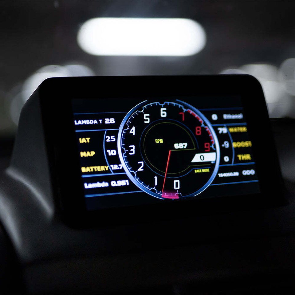 Nissan Skyline R34 MFD Dash Mount Recessed for the Powertune Digital 7 ...