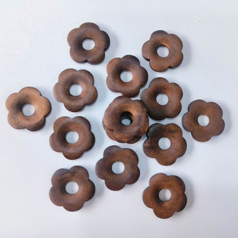 10 Pcs Five Petal Flower Blanks Earring Findings Crafts Earring Blanks ...