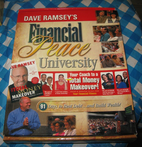 Dave Ramsey Financial Peace University Kit Audio CD Workbook Envelope ...