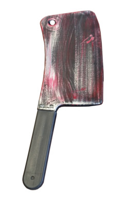 Giant Plastic Bloody Butcher Knife Cleaver Prop | eBay