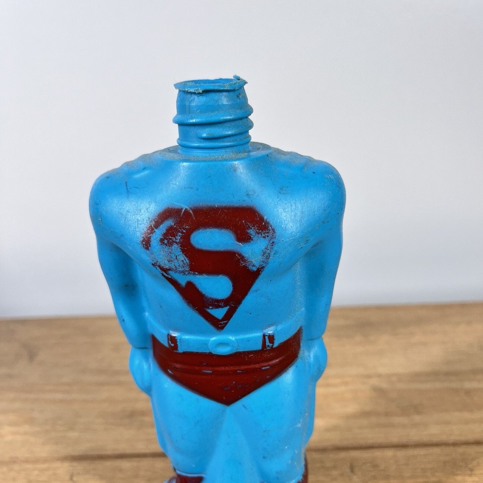 Superman Colgate Palmolive Soaky Bottle Bubble Bath 10" Vintage 1960s ...