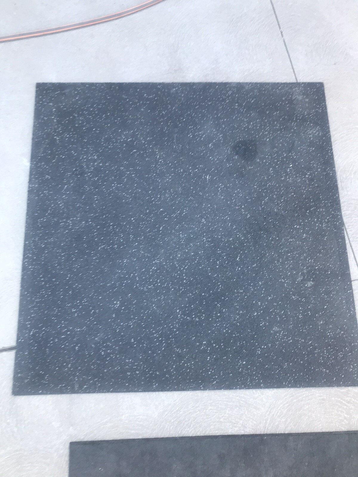 5 Mats 1m x1m x10mm Floor Mat Crossfit Rubber Tiles Gym Flooring Non ...