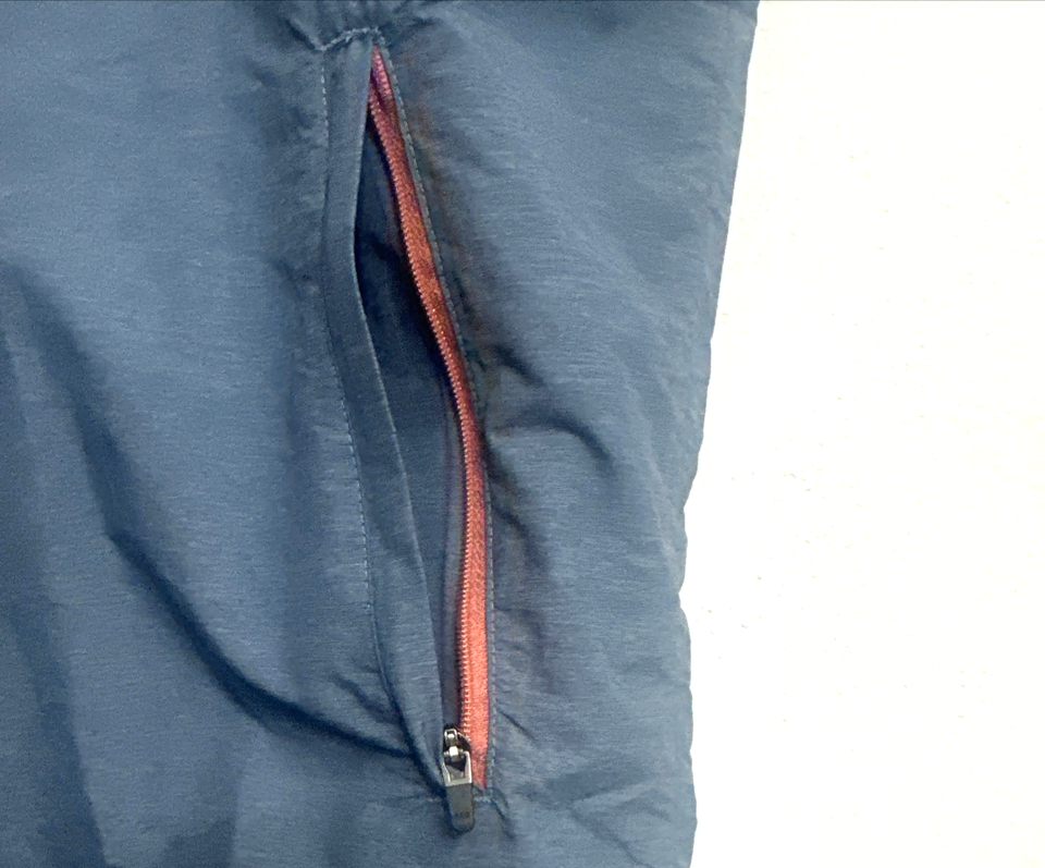 The Normal Brand Running Vest Men's Size L Blue Full Zip Logo Pockets ...