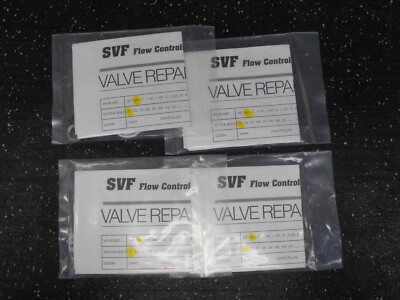 LOT OF 4 SVF FLOW CONTROL VALVE REPAIR KIT 3/4" SIZE TT SEATS & SEALS ...