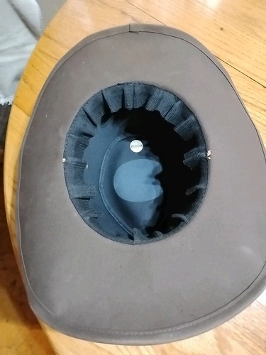 VTG Cowboy Hat DrizaBone Leather Australian Bush Brown Drifter Genuine ...