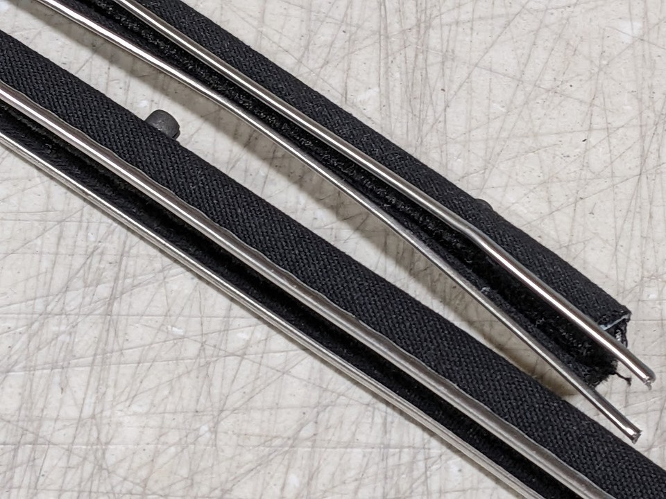 1953 54 55 Ford Pickup Truck Front Door Window Channel Kit Does Both ...