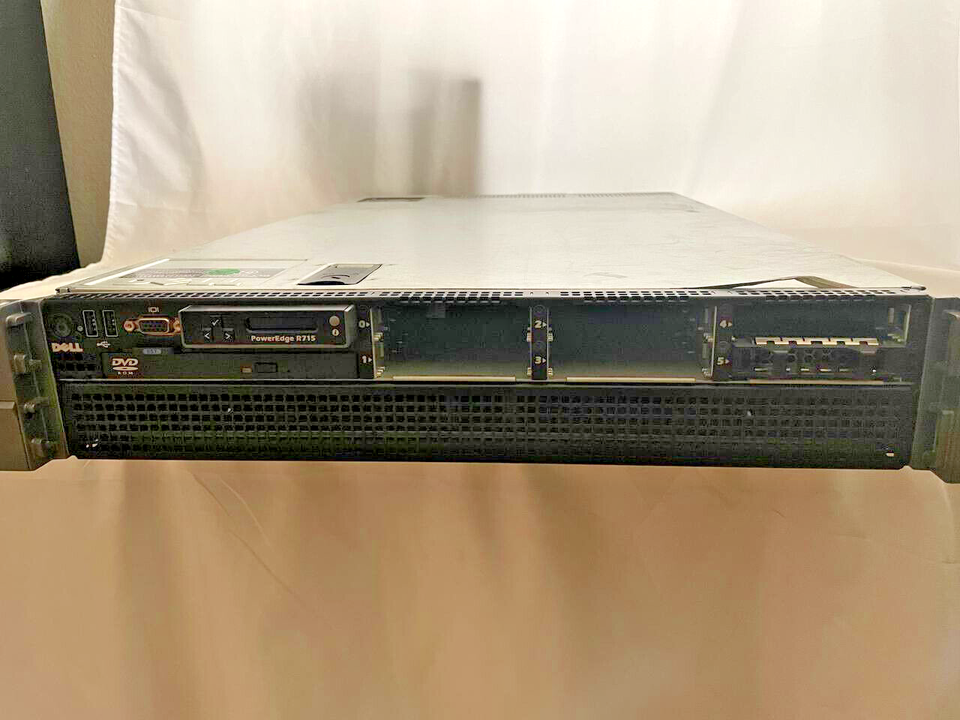 Dell PowerEdge R715 2x AMD Opteron 6174 12-Core 32GB RAM ECC 2X 750W ...