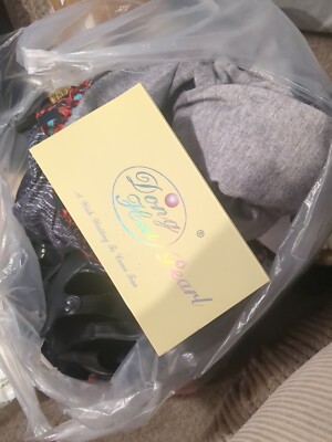 Dong Hui Pearl Kit complete with Mollusk Shell Necklace and Silver Tone ...