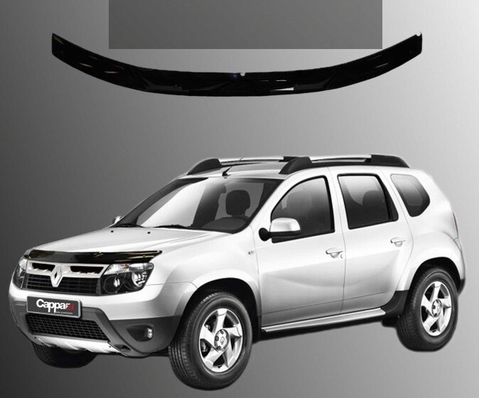 Bonnet Protector Bug Guard Solid Black Acrylic 2011-2017 FOR DACIA ...
