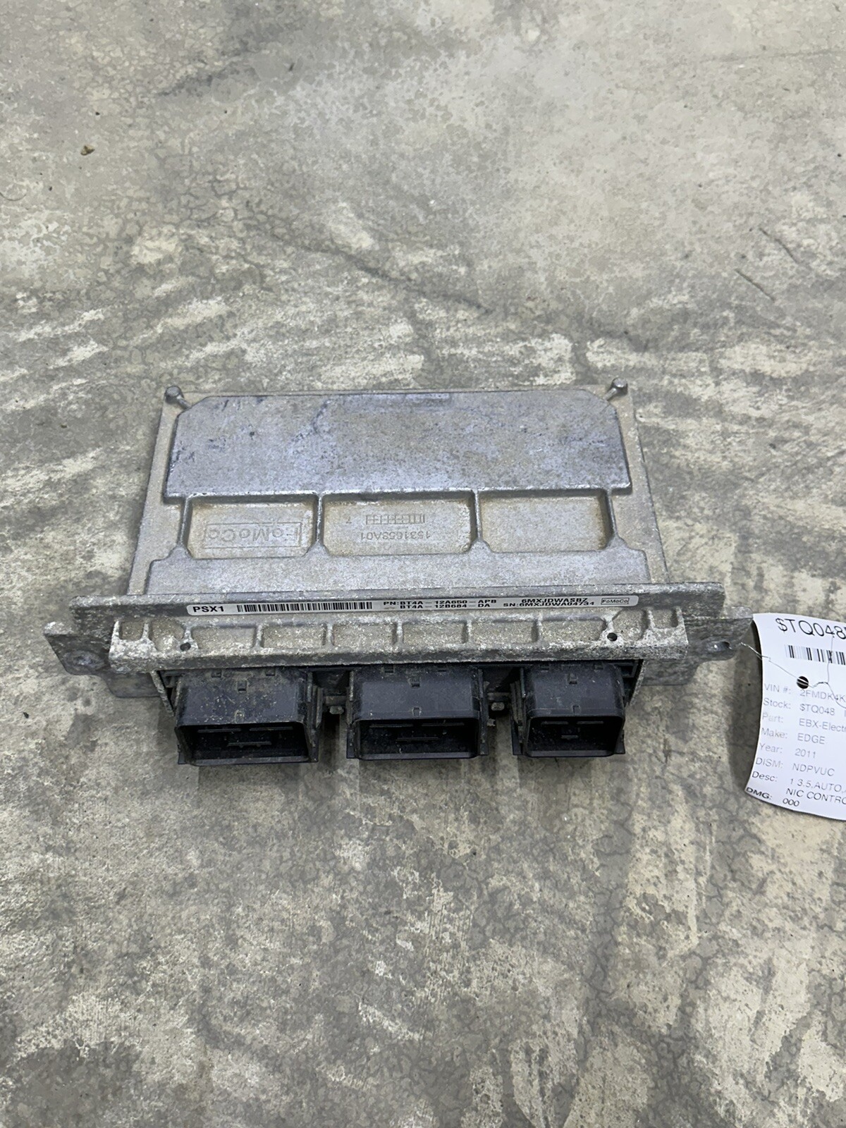 11-13 OEM Ford Edge Engine 3.5 Control Ecm Ecu Computer BT4A-12A650-APB ...