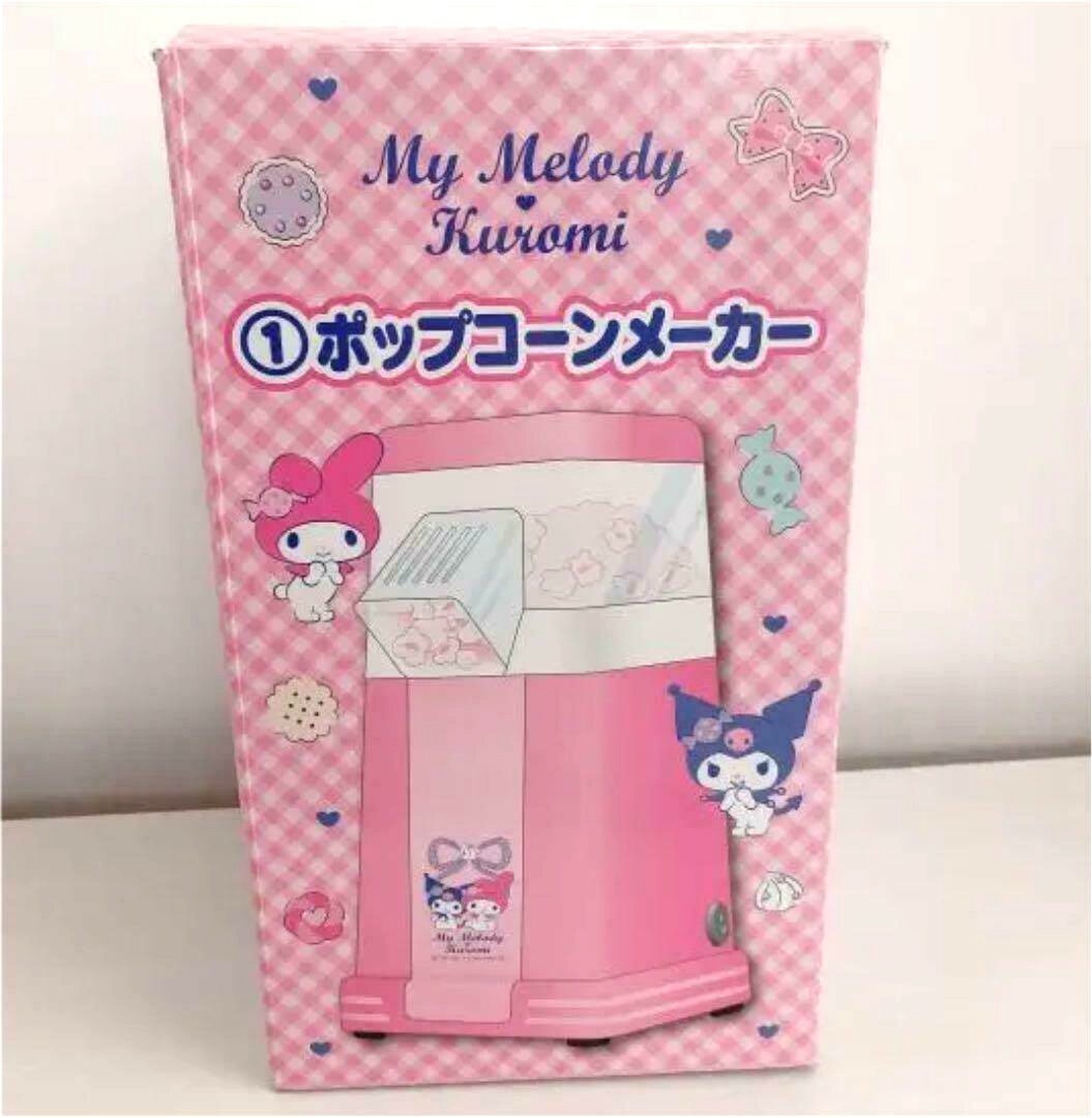 RARE My Melody x Kuromi Popcorn Maker AC100V 50/60Hz Exclusive to Japan ...