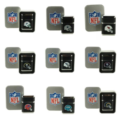 NFL All Teams Windproof Refillable Butane Lighter w/ Gift Box birthday ...